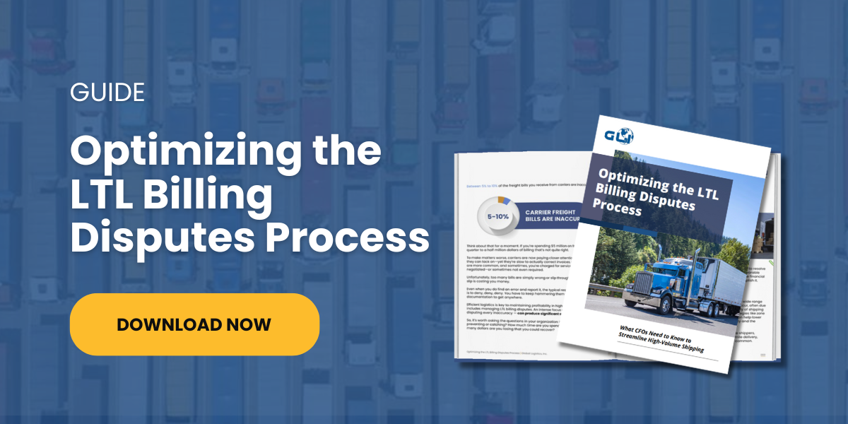 Optimizing LTL Billing Disputes Process | Global Logistics, Inc.